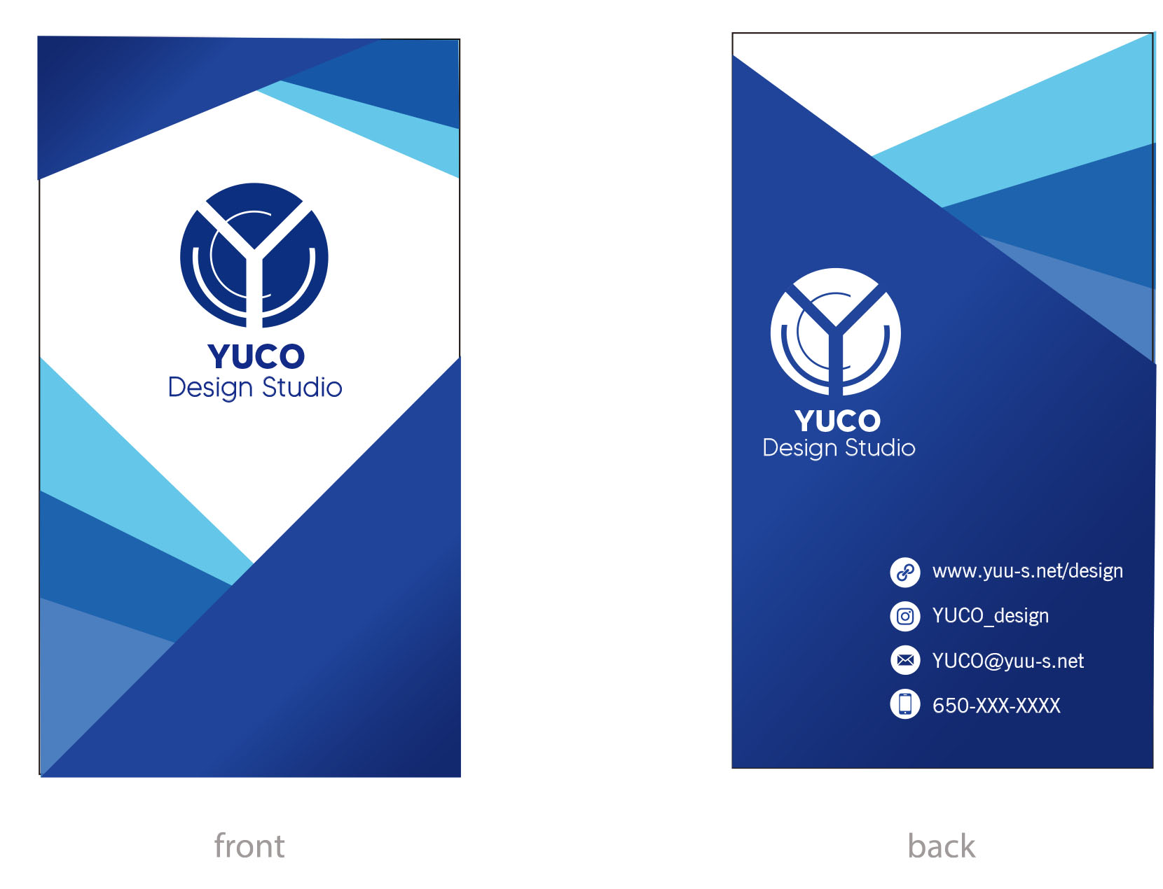 Business Card design - YUCO Design Studio